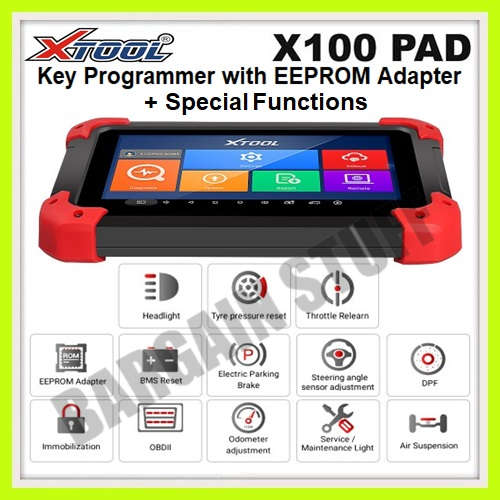 Scanners - Xtool X100 PAD Tablet Key Programmer with EEPROM Adapter and Special Functions for ...